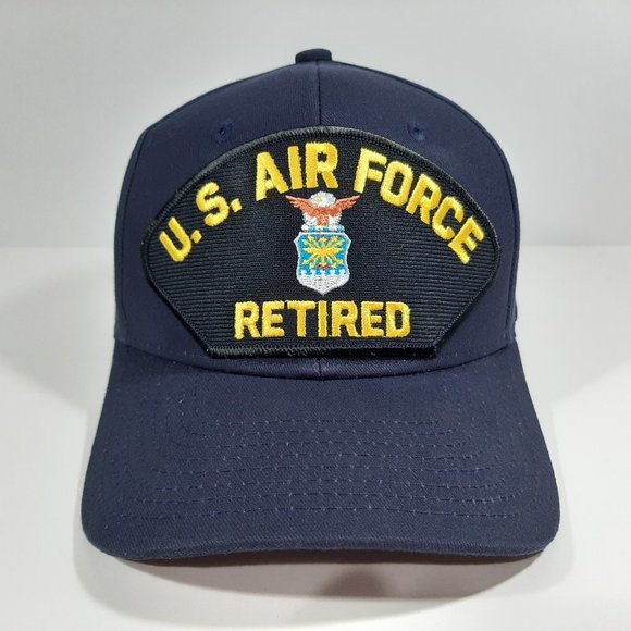 thepatriotspride.com | Accessories | Us Air Force Retired Embroidered ...